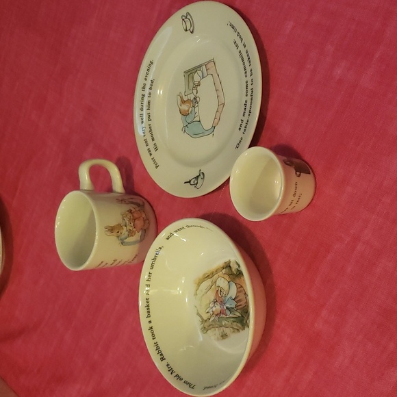 Wedgwood | Other | Preowned Peter Rabbit Wedgwood China Childs Plate ...